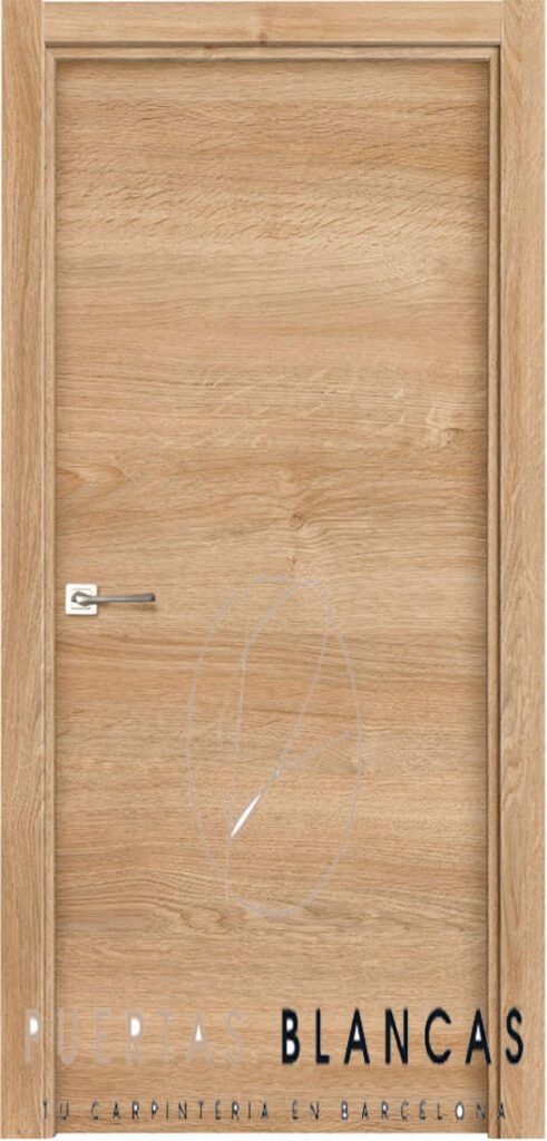 Puerta laminada Roble Nature - Puertas Blancas